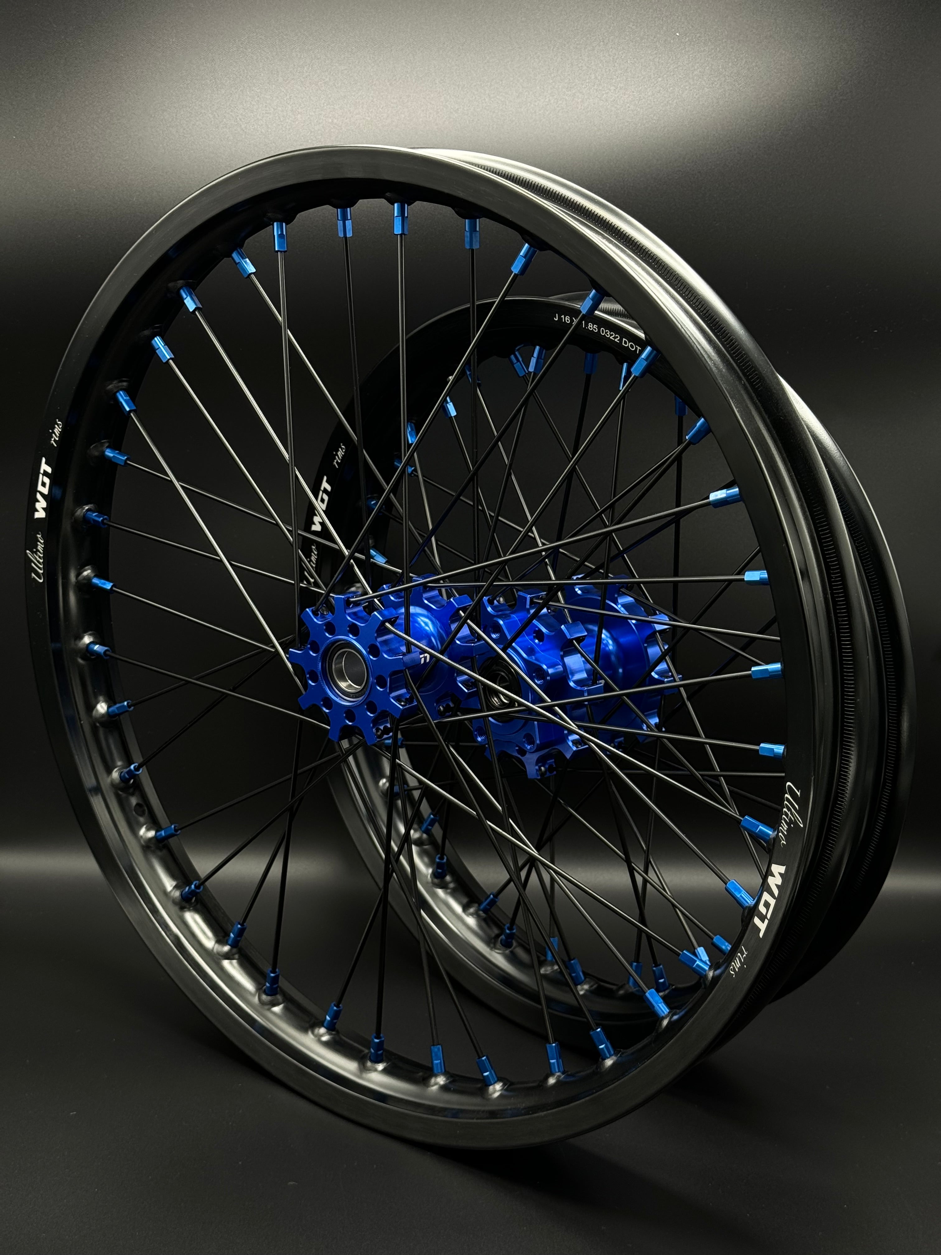 V2 blue 19x16 Surron wheel set – wgtracing