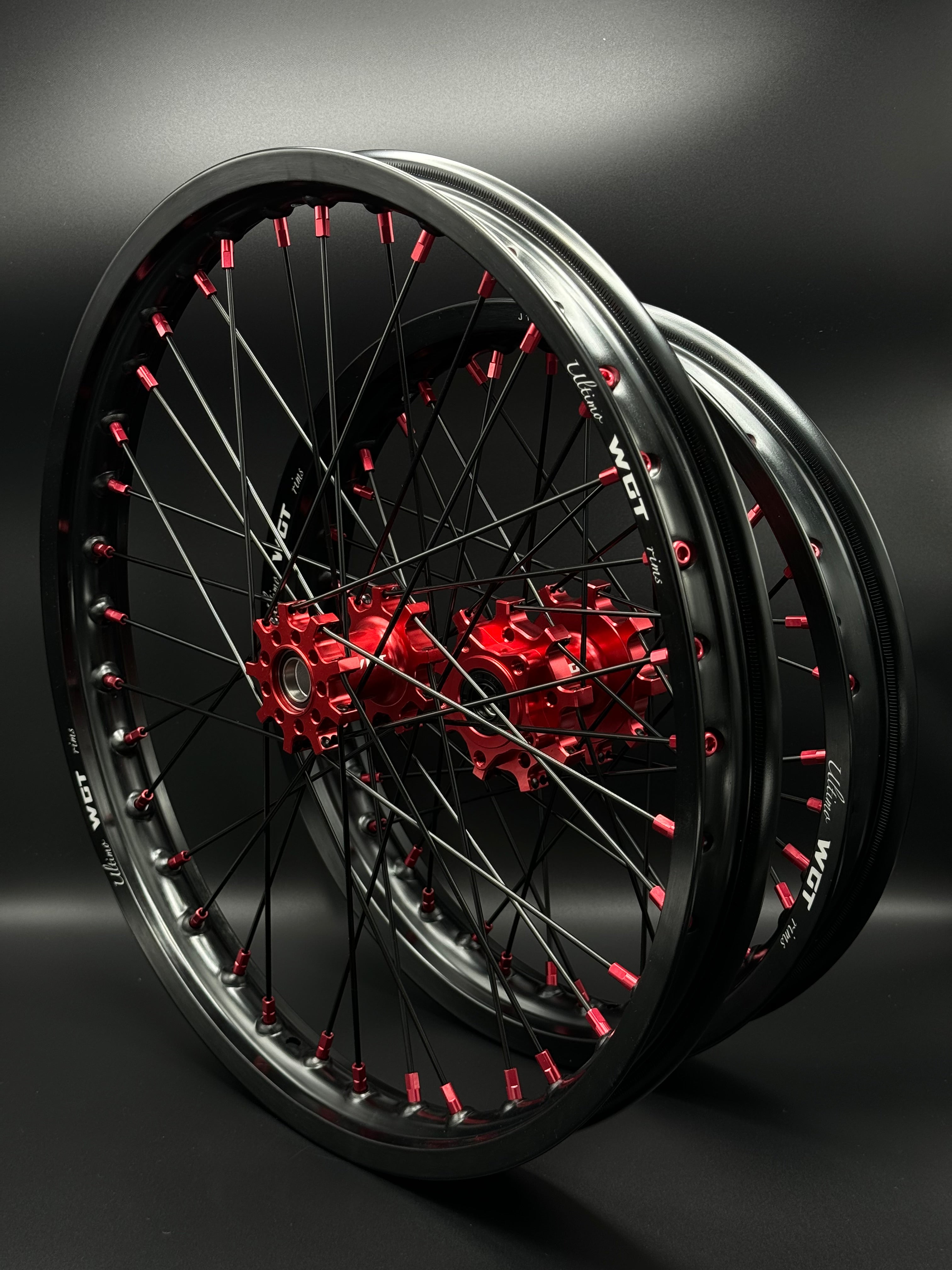 V2 RED 19x16 Surron wheel set – wgtracing