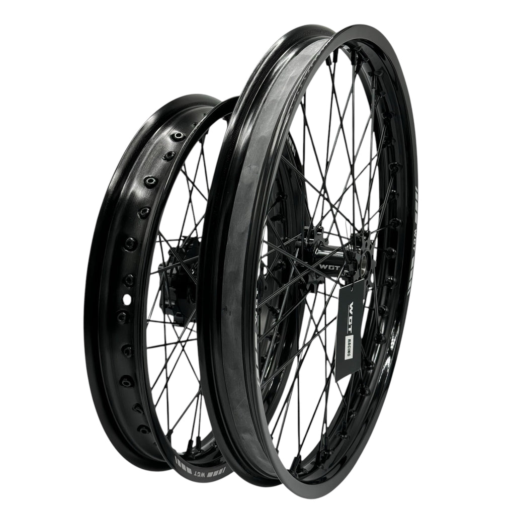 V2 black 19x16 Surron wheel set